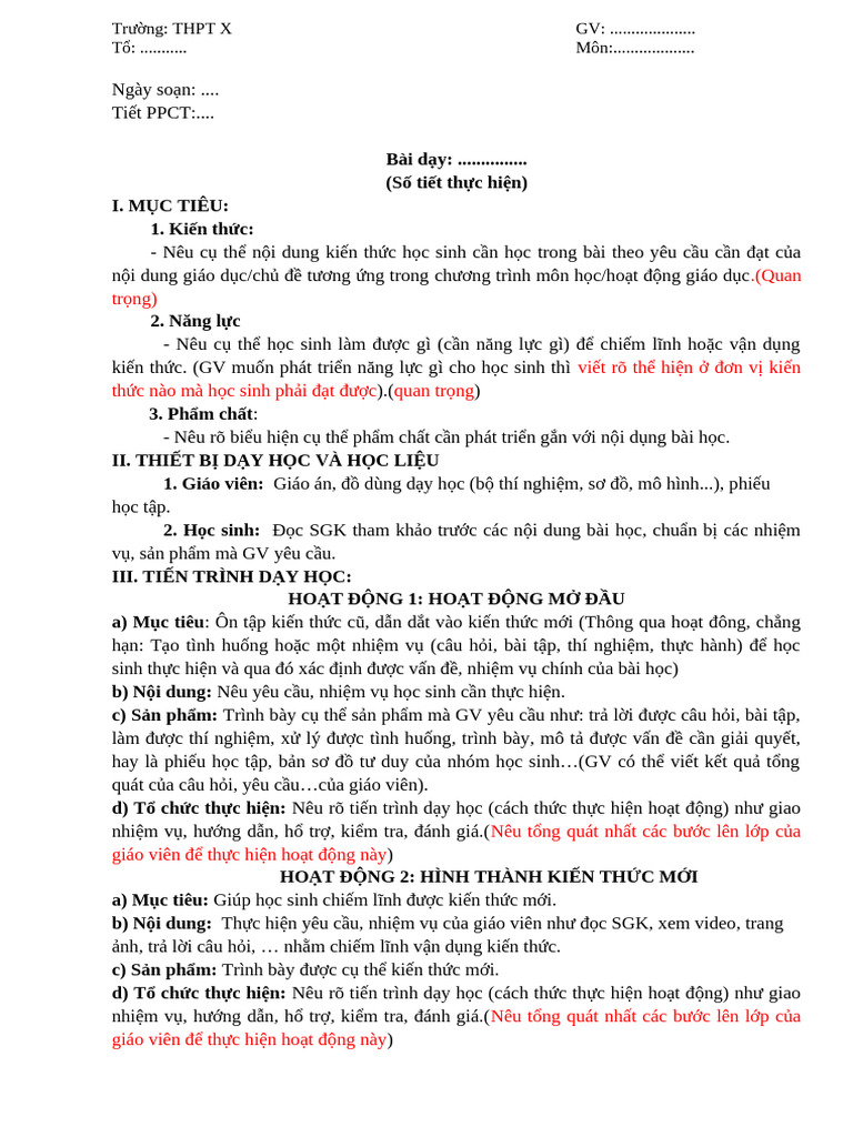 KHBD-Tham khảo-Khung | PDF