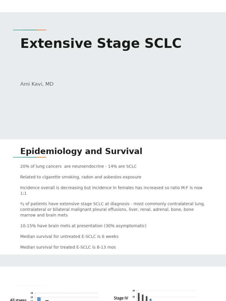Extensive Stage SCLC Overview | PDF