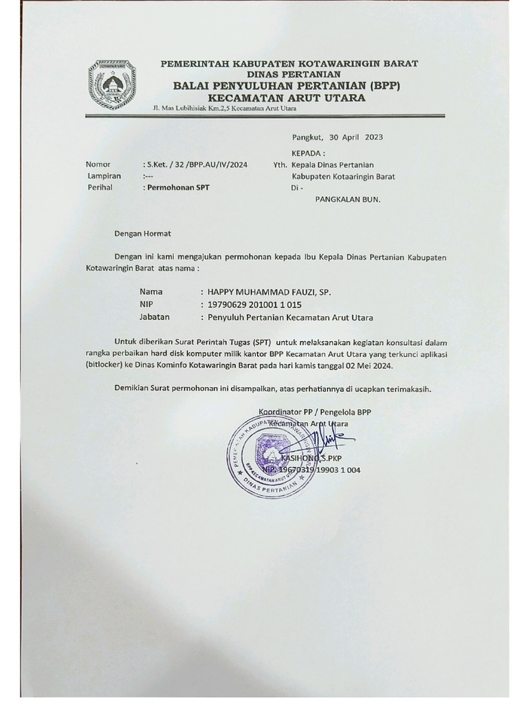 SPT 2 Mei 2024 | PDF