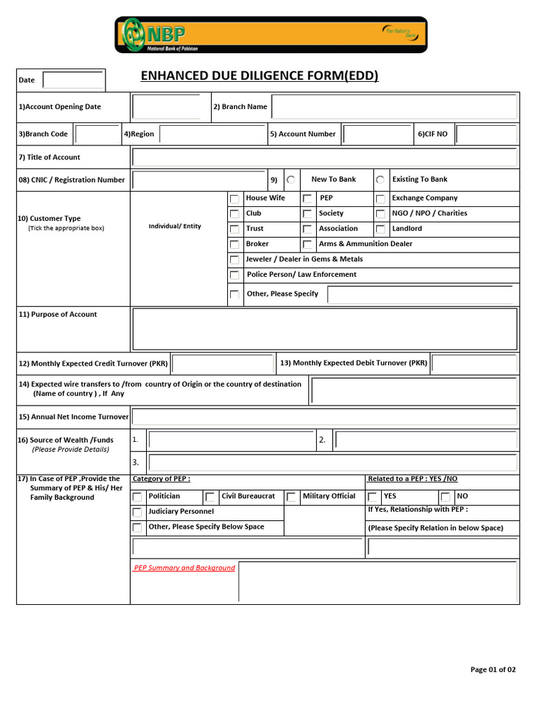 UPDATED-EDD-FORM | PDF | Business