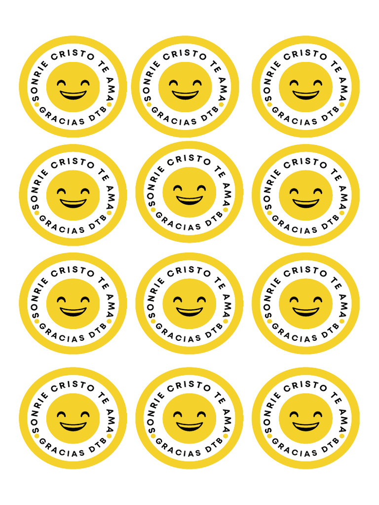 Stickers Con La Palabra Cristo Te Ama | PDF