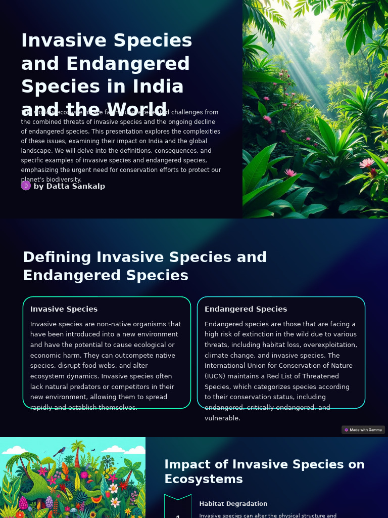 Invasive-Species-and-Endangered-Species-in-India-and-the-World | PDF ...