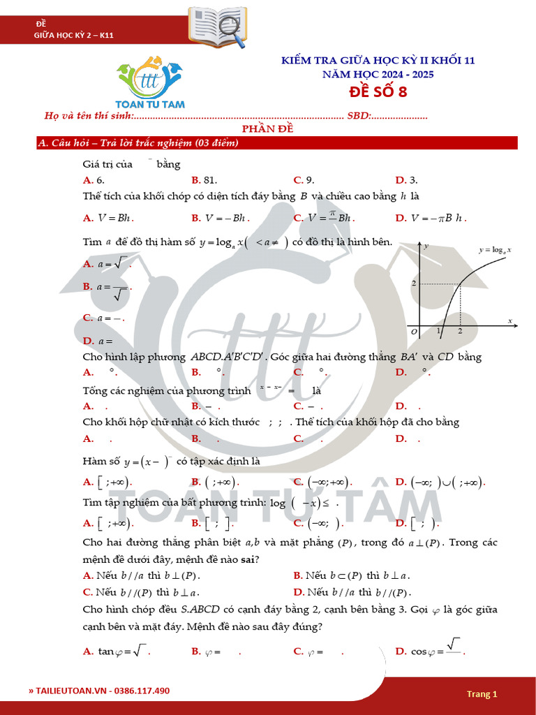 HS-11-CTST-GK2-ĐỀ 08 | PDF
