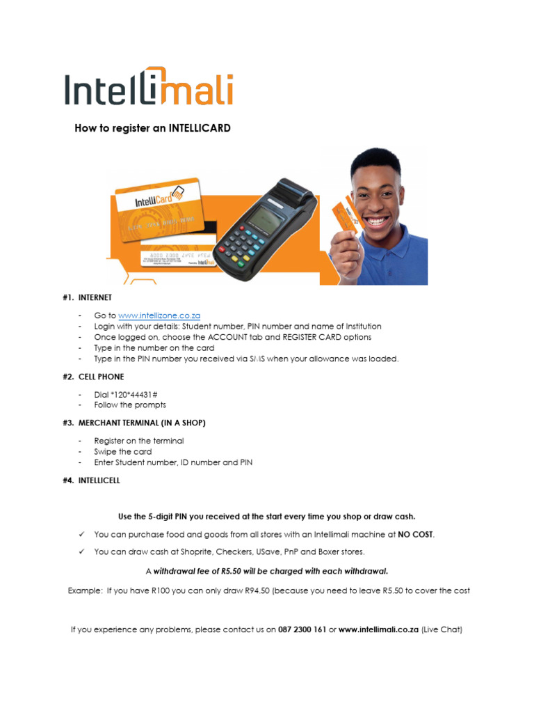 Intellimali Card Registration Guide | PDF