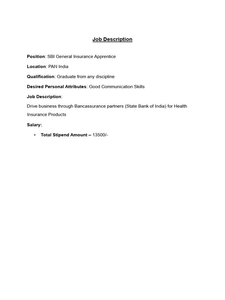 Job Description Graduate Apprentice | PDF