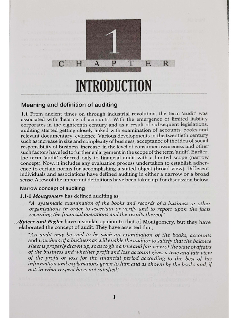 auditing 1 | PDF