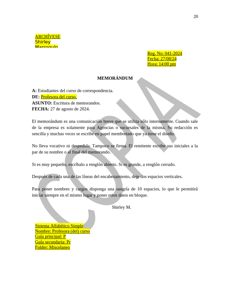MEMORANDUM | PDF