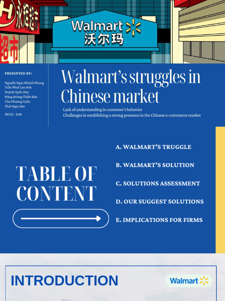 Group 3_Walmart_Presentation | PDF | Walmart | E Commerce