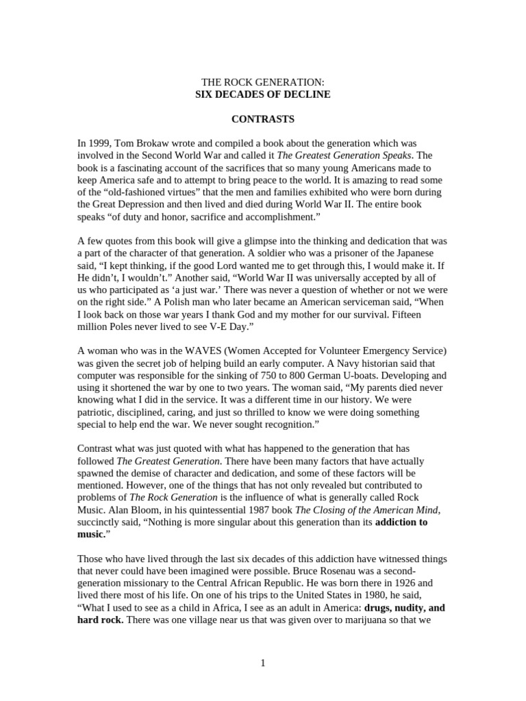 The Rock Generation | PDF | Opioid | Prescription Drugs