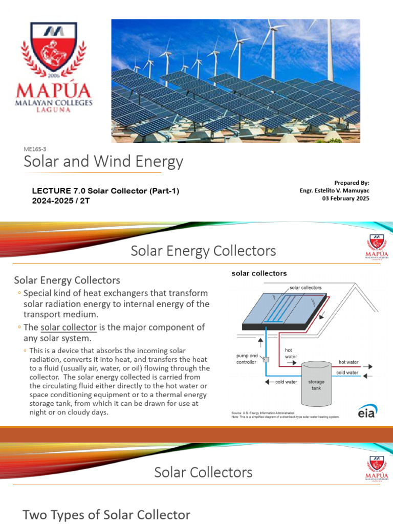 Solar Energy Collectors Overview | PDF | Solar Energy | Heat