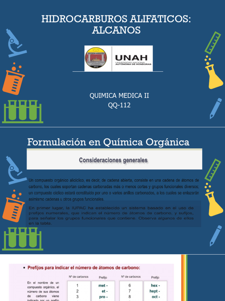 Hidrocarburos Alifaticos - Alcanos | PDF