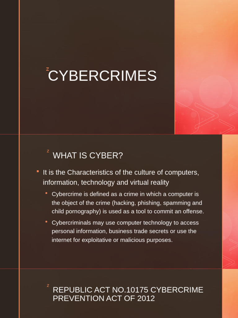 Lesson 7 Cybercrimes | PDF | Cybercrime | Copyright Infringement
