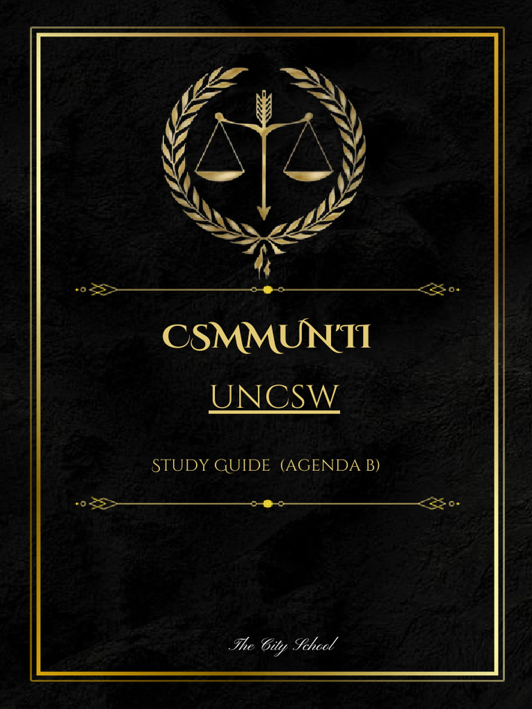 Study Guide (UNCSW) Agenda B | PDF | Sustainability | Gender Equality