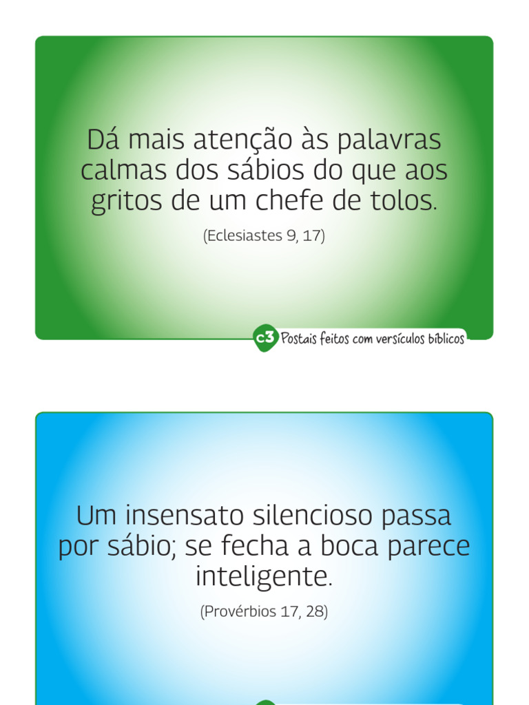 LP3 - Postais Versiculos Biblicos | PDF