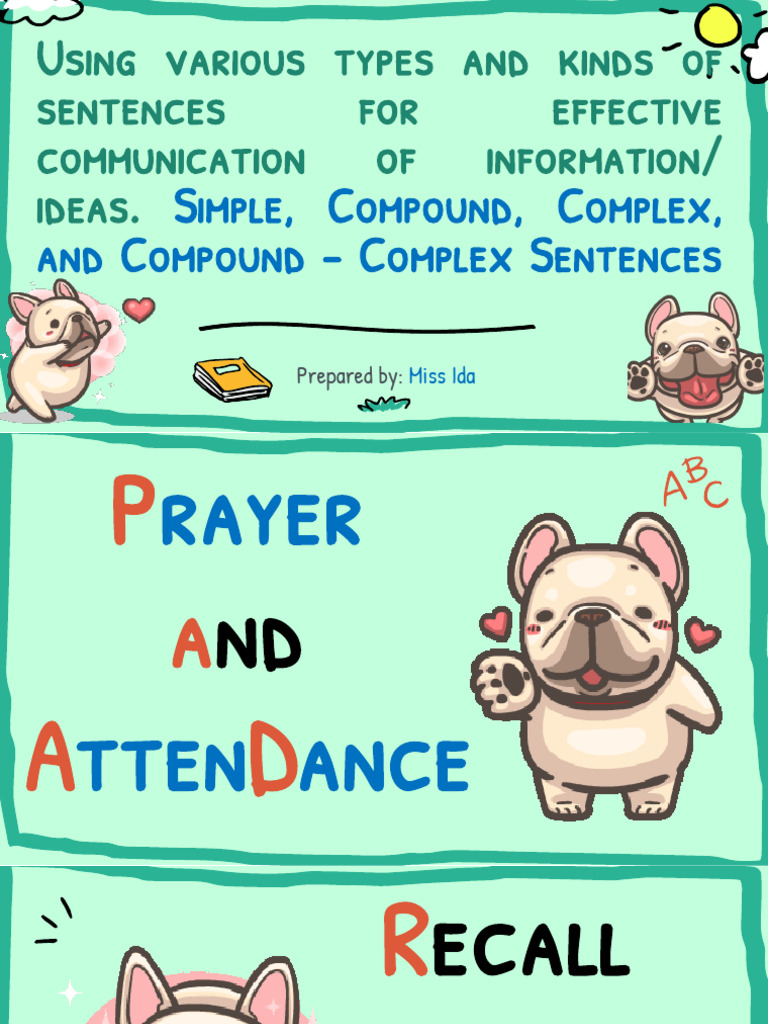 Using - of - Simple - Compound - Complex - or - Compound-Complex 2 ...