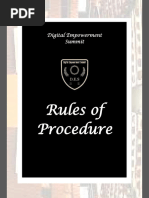 UNA-USA-ROP (Rules of Procedure) | PDF | Committee | Agenda (Meeting)