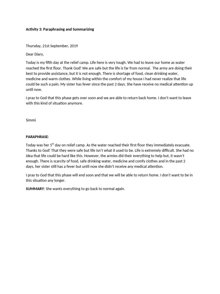 Relief Camp Struggles: A Personal Diary | PDF