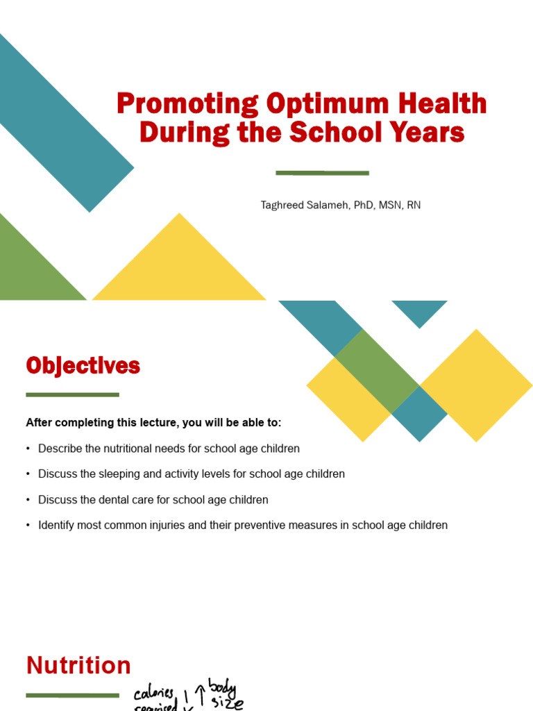 School Optimum Health QU F BB | PDF | Sleep | Periodontology