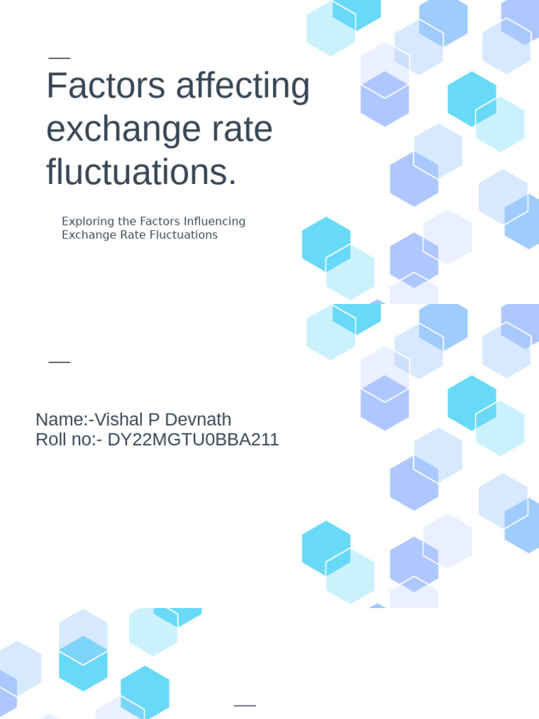 Factors Affecting Exchange Rate Fluctuations | PDF | Exchange Rate ...