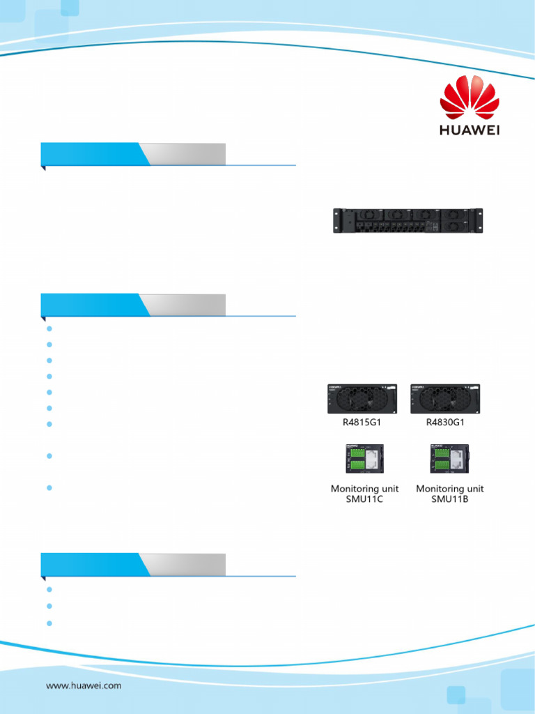 Huawei ETP48200 B2A1 Embedded Power System Datasheet | PDF | Rectifier | Alternating Current