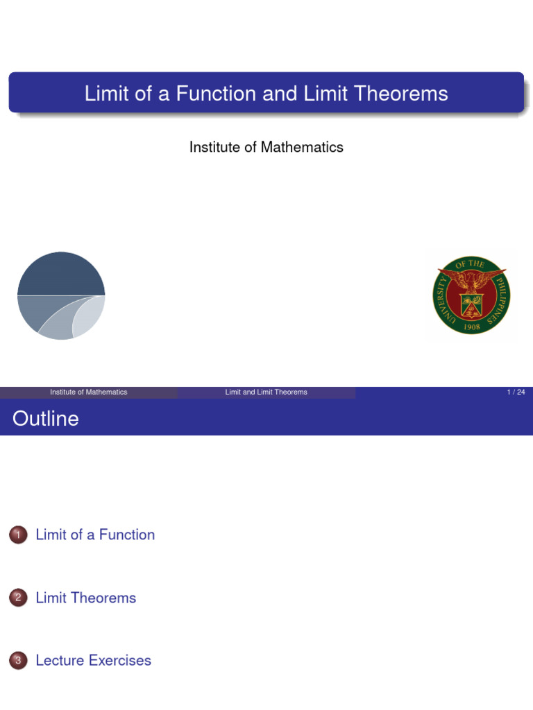 L1 Limit Of A Function Limit Theorems Pdf Function Mathematics Discrete Mathematics