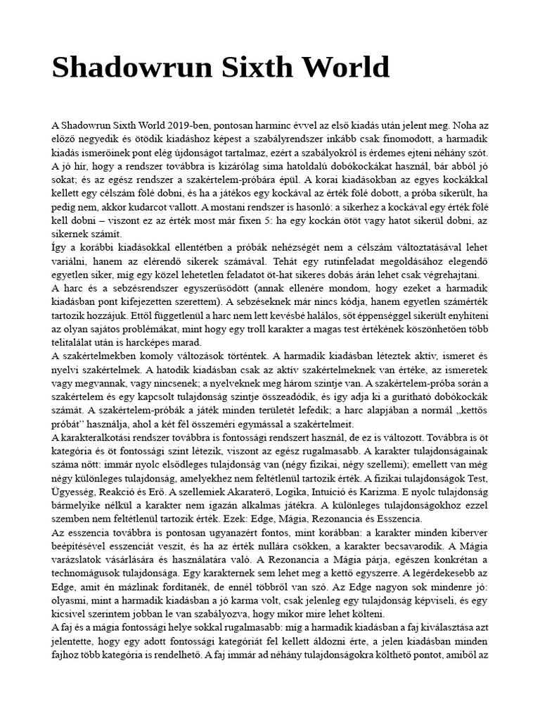 Sr sixth world | PDF