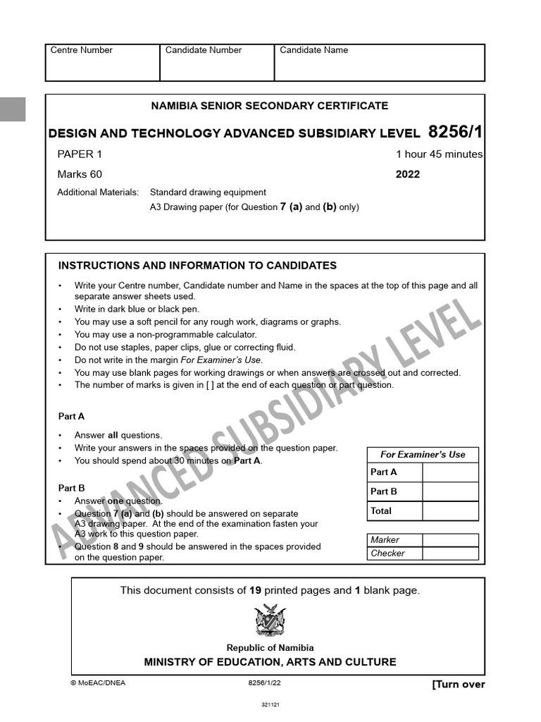 Grade 11 Design Technology Exam Paper | PDF | Belt (Mechanical) | Force
