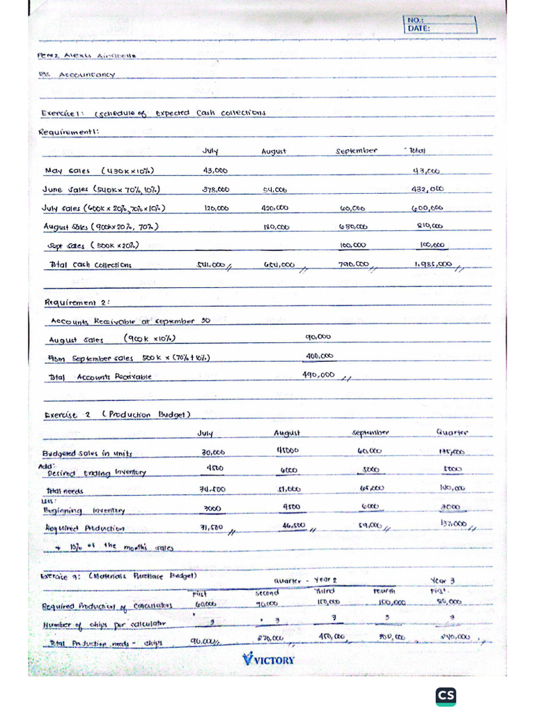 Perez Alexis Airabelle. EXERCISE Chapt 5 | PDF