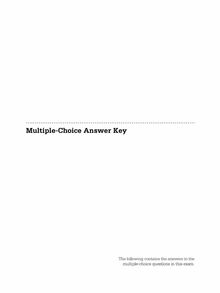 AP Statistics Section I Answer Key | PDF