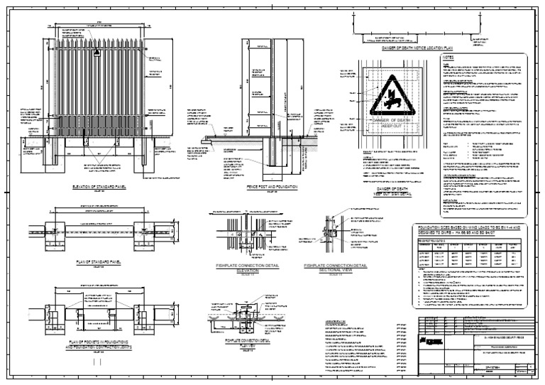 SP4107664 REV 4 - 3m HIGH 'COMBI' SECURITY FENCE - STANDARD PANEL ...