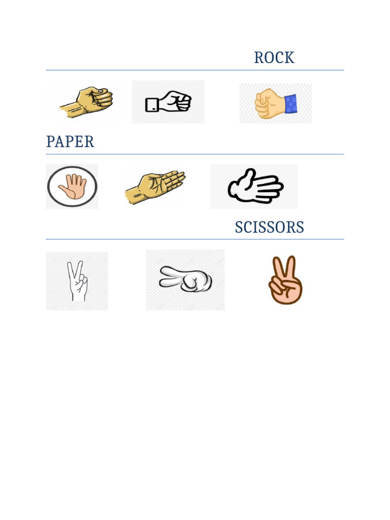 ROCK,PAPER,SCISSORS | PDF