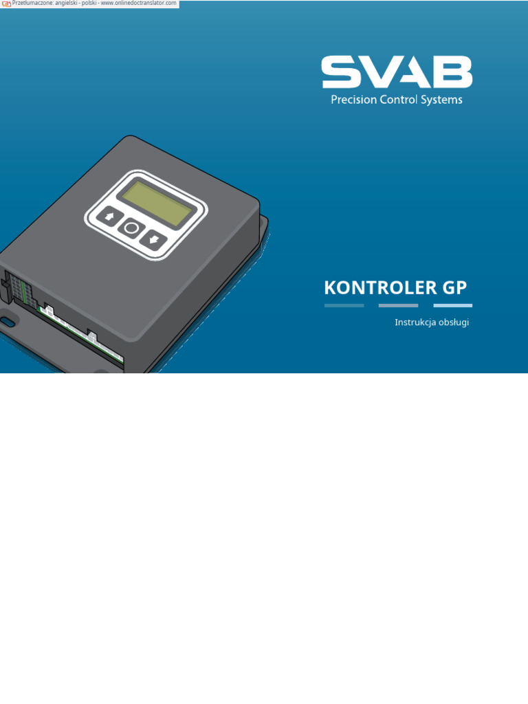 User Manual GP Controller v.2.5-EN - En.pl | PDF