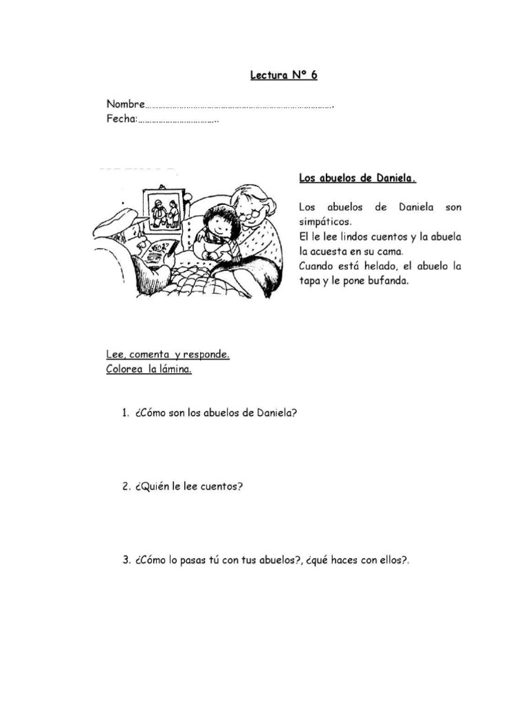 69 Cuentos Cortos y Guia Actividades de Comprension Lectora 6 | PDF