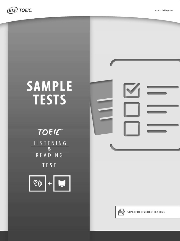 TOIEC sample 1 | PDF