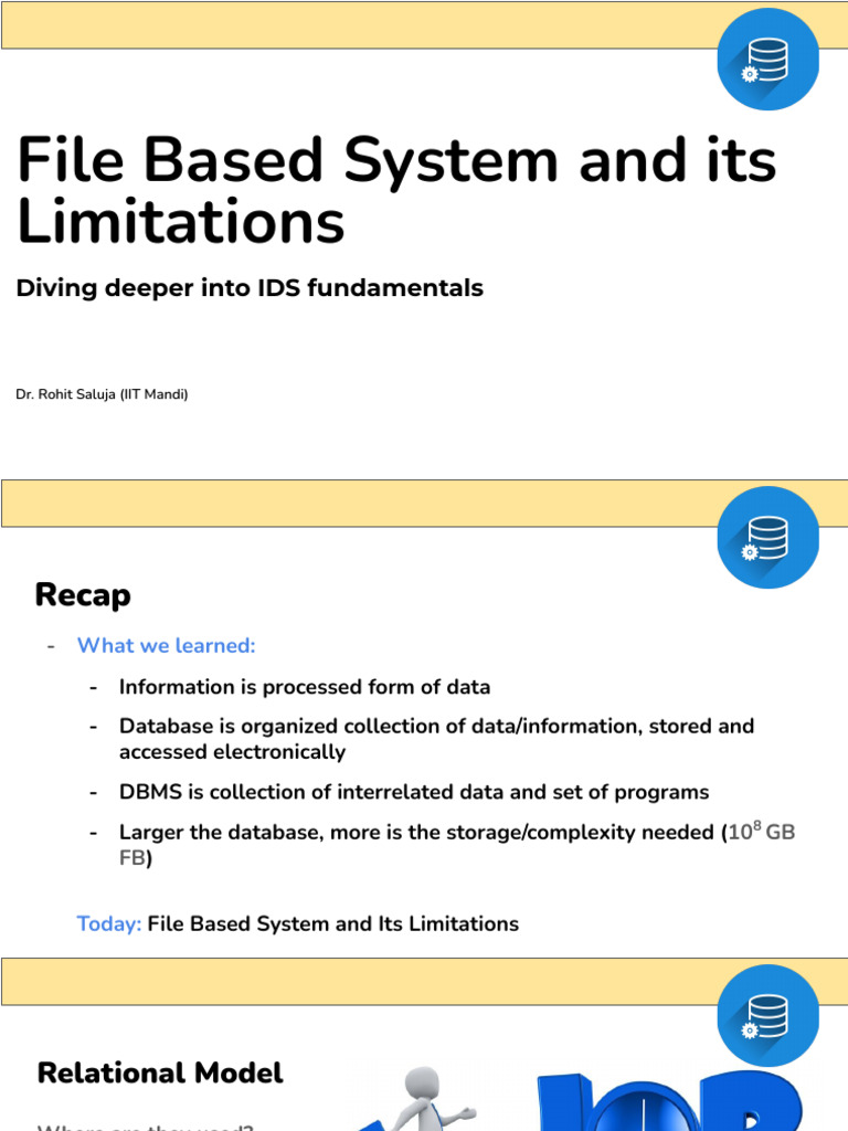 CS309 2025 L2.pptx | PDF | Databases | Relational Database
