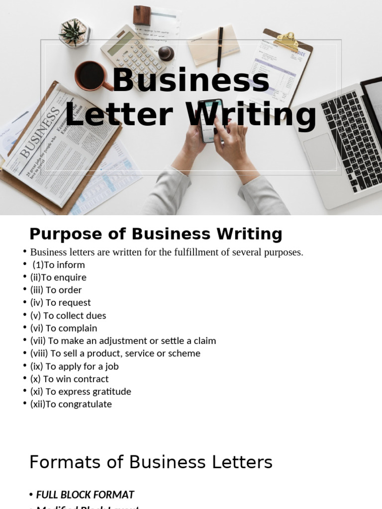 Business Letter Writing Guide | PDF
