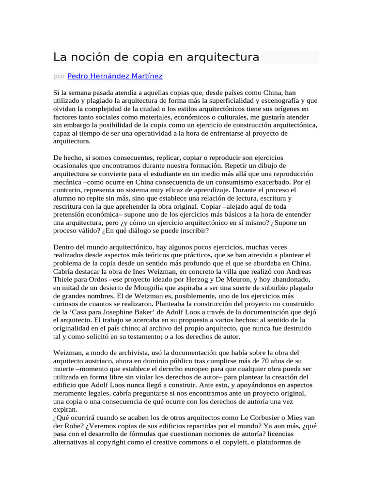 Infi Ensayo Copia Arq | PDF | Autor | Propiedad intelectual