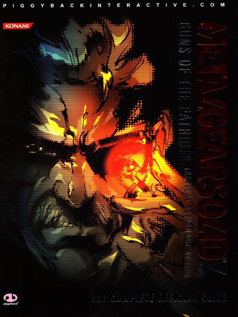 Metal Gear Solid 4 Guns of The Patriots Piggyback Strategy Guide | PDF