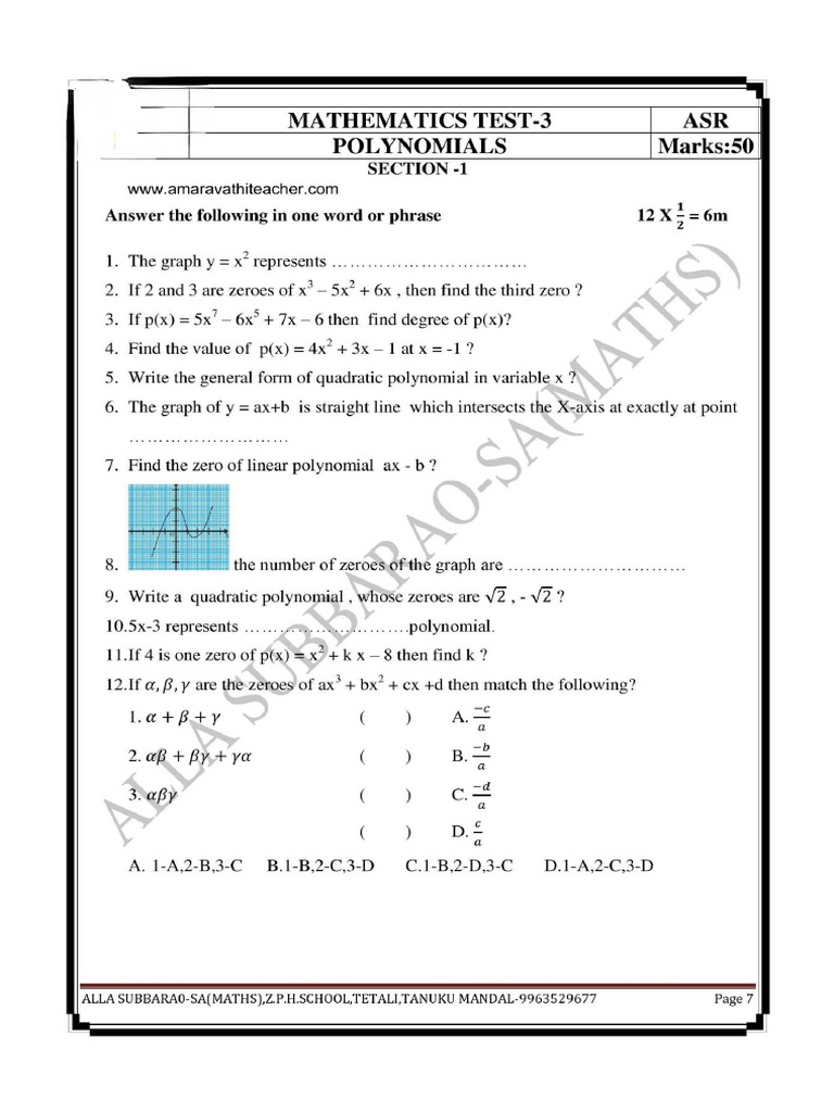 3 Plynomials | PDF