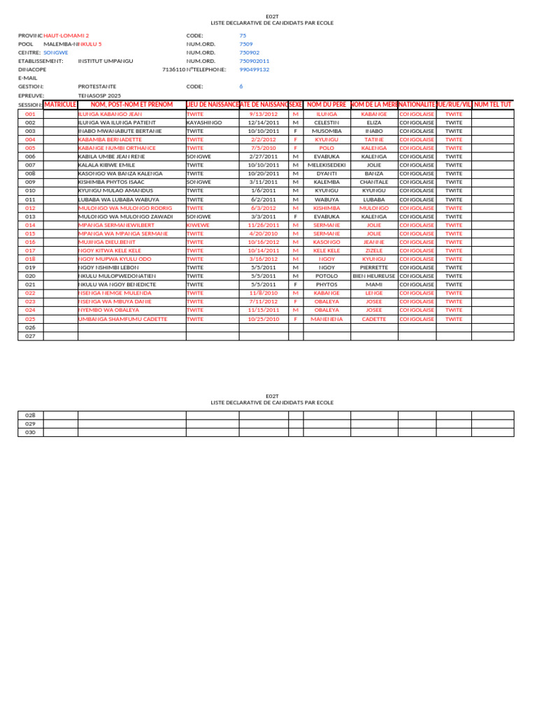 75 e02 Inst.umpangu-tenasosp 2025 | PDF