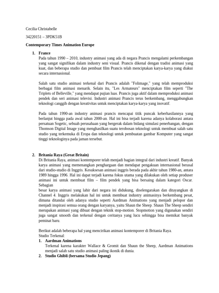 Animation Review | PDF