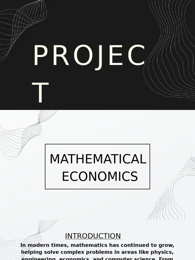 Introduction to Mathematical Economics | PDF | Mathematical Economics ...