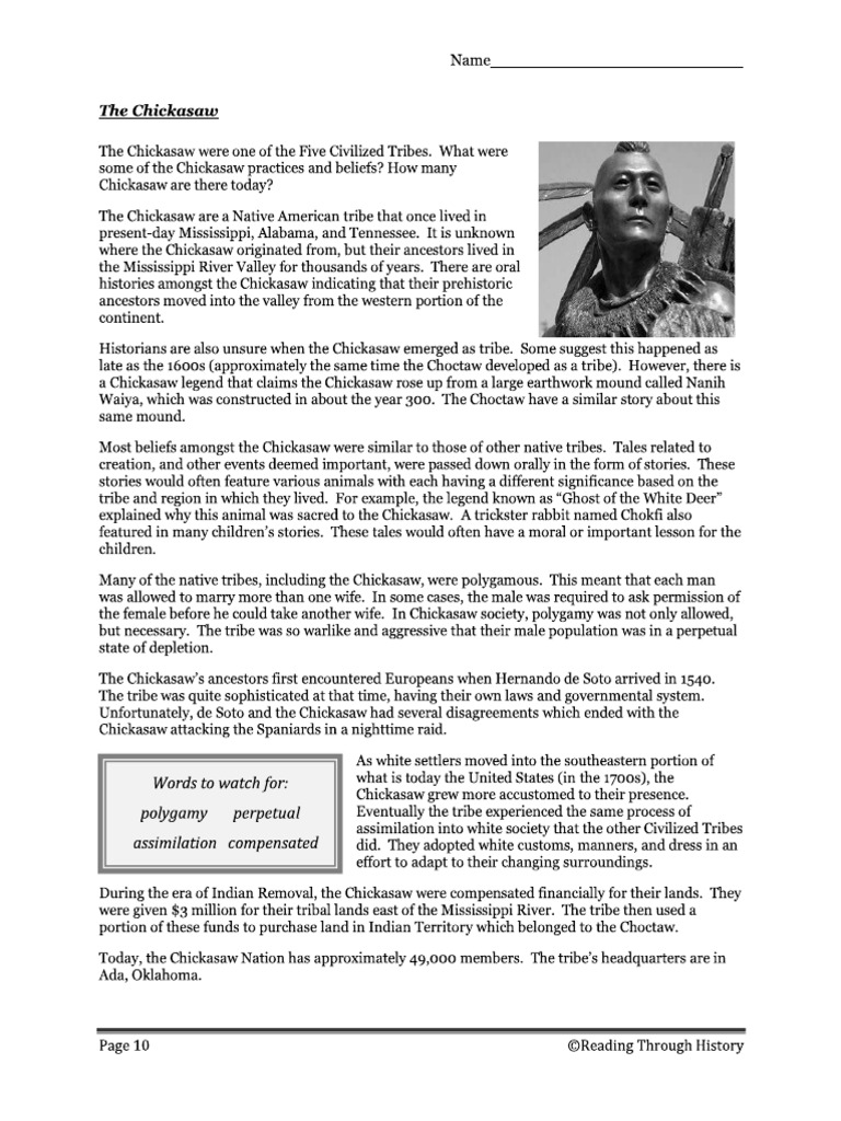The Chickasaw | PDF