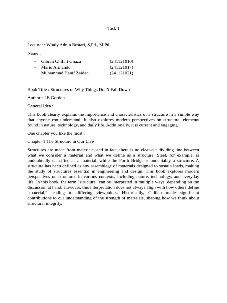 English Task 1 | PDF