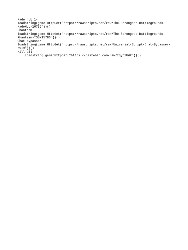 Top 4 Best Scripts | PDF