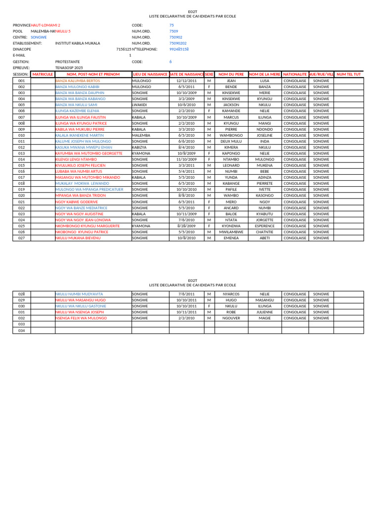75 E02 Inst. Kabila Mukala | PDF