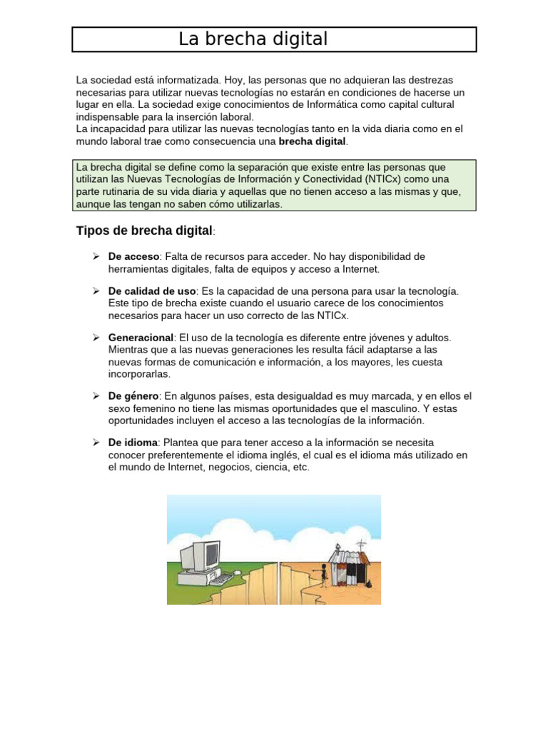 La Brecha Digital | PDF