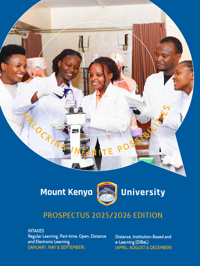 2025 Mount Kenya University Combined Prospectus 2025 Edition | PDF ...