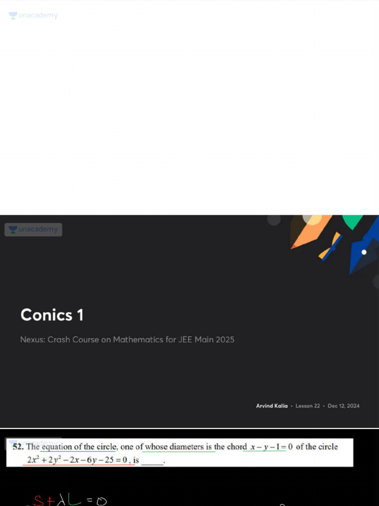Conics 1 With Anno | PDF