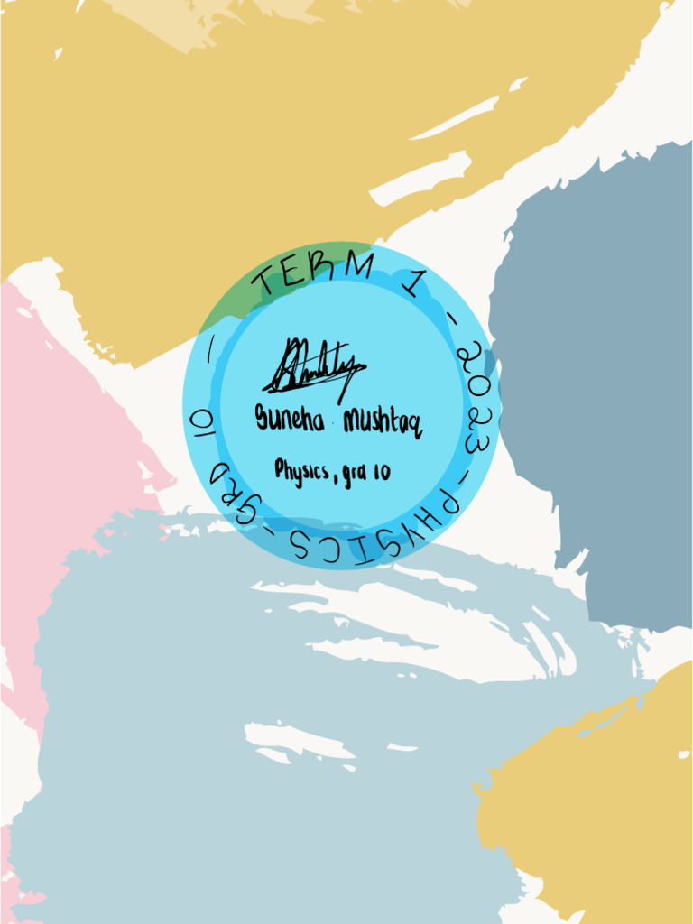 Physics Grade 10 Term 1 | PDF